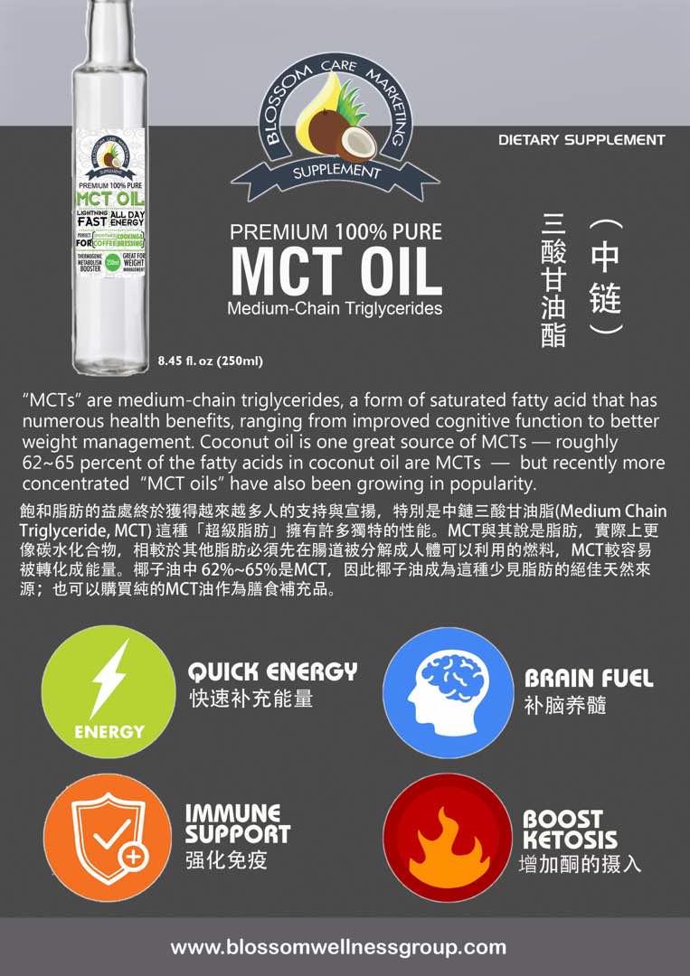 Premium & Pure MCT Oil – Blossom Wellness Trading